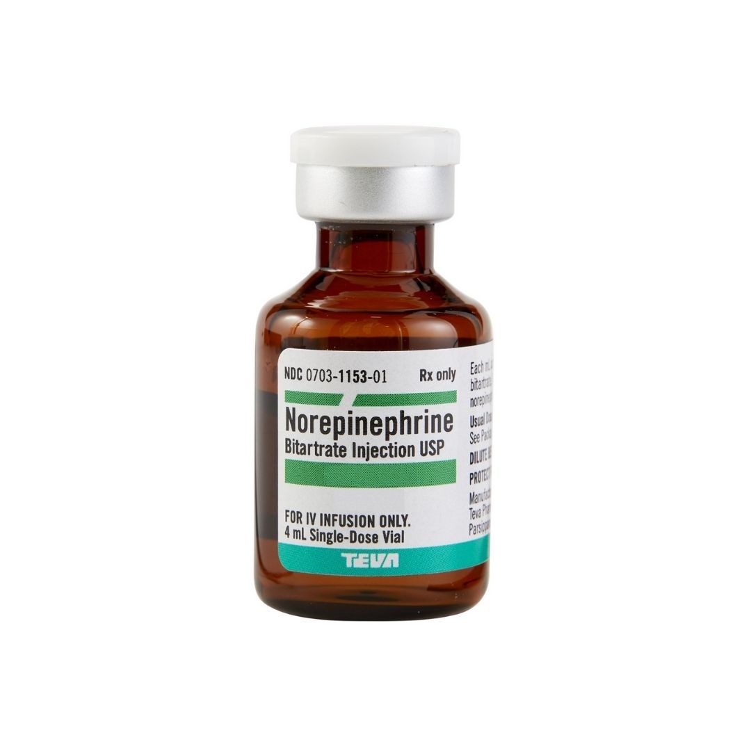 Pharmacy Sales Caribbean Inc. | Norepinephrine 2mg/ml Inj. 4ml Amp.